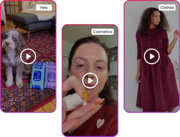 Effortlessly get high quality videos for your brand ads trusted by 100+ brands.